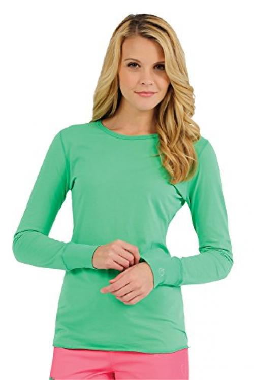 Peaches Uniforms Women's Long Sleeve Underscrub X-Small Key Lime ...