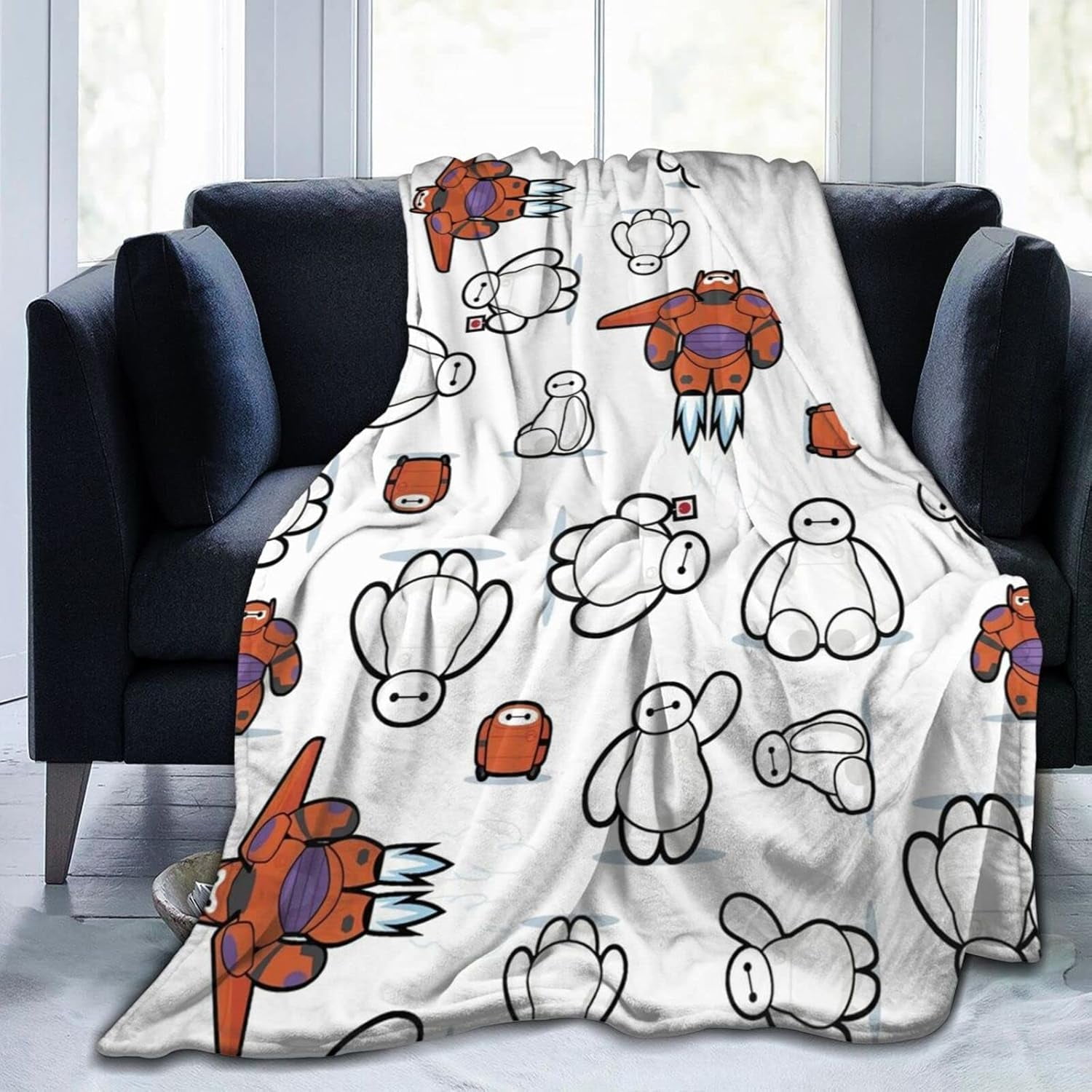 Click here for Grufjgbank Baymax Throw Blanket Super Soft Flannel... prices