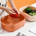 MERILER Multi-Functional Fruit and Vegetable Cleaning Bowl with ...