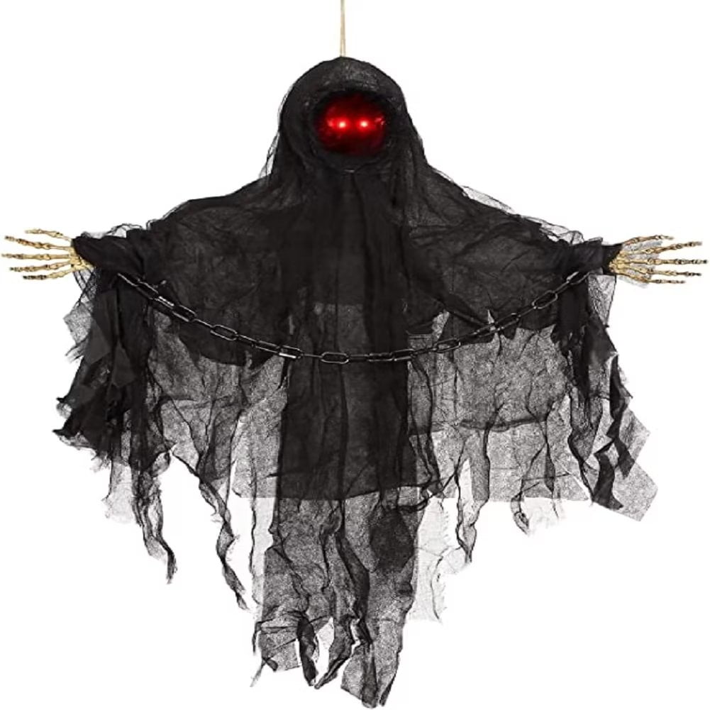 Shininglove Hanging Grim Reaper Halloween Decoration Faceless Hanging ...