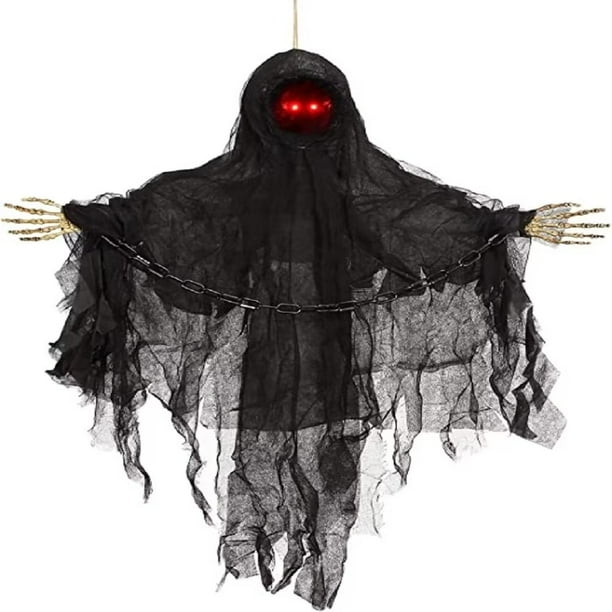 Shininglove Hanging Grim Reaper Halloween Decoration Faceless Hanging ...