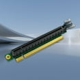 90 Degree PCIE 16X to X16 Male to Female Risers Card Adapters for ...