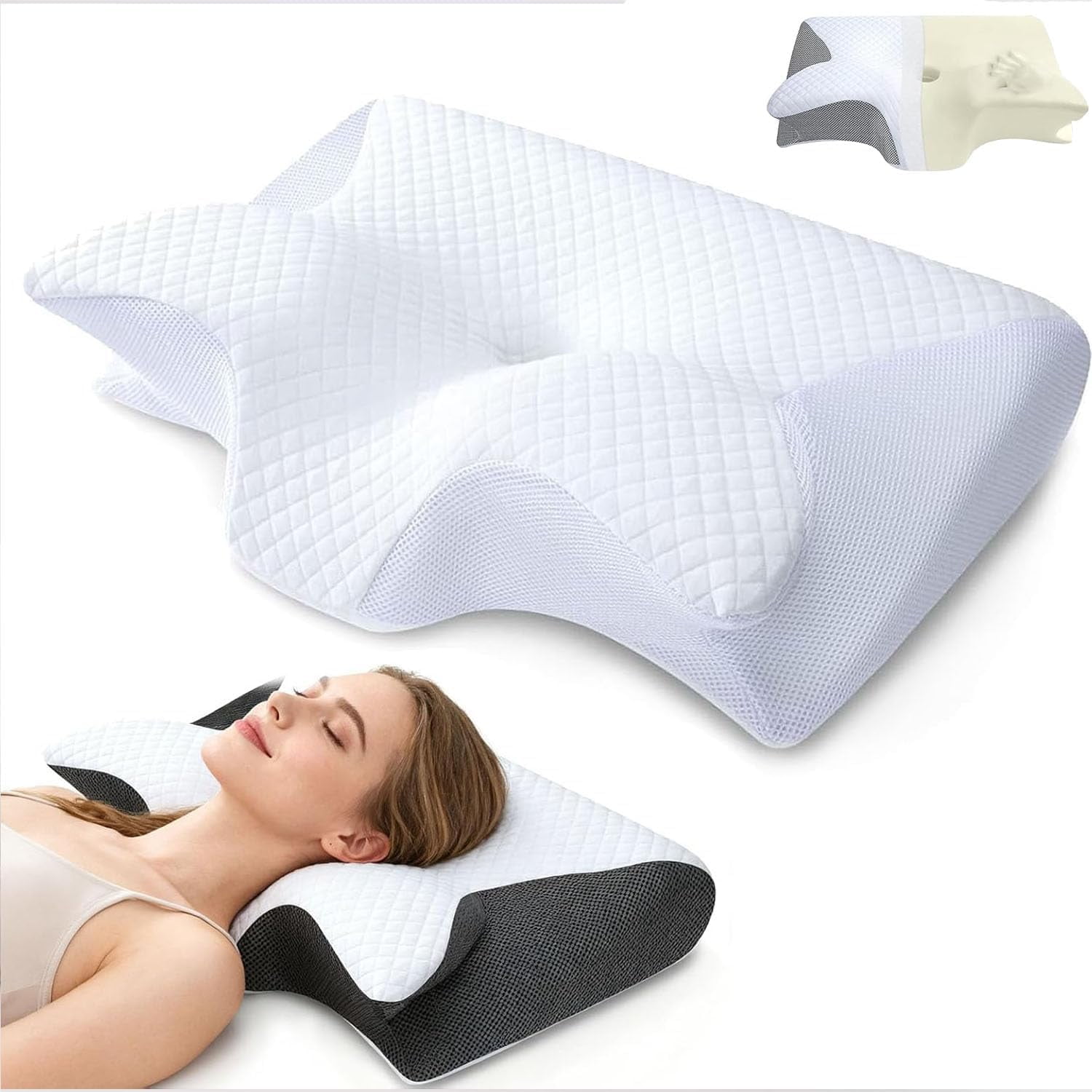 Click here for Nobrand Sleep Apnea Pillow  2025 New Upgrade Cervi... prices