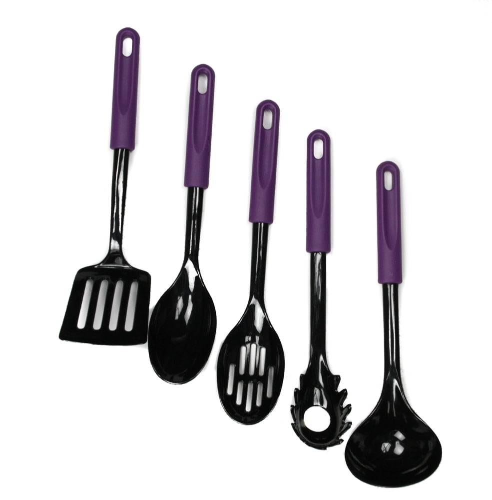 Chef Craft Basic Nylon Kitchen Tool and Utensil Set, 5 Piece Set ...