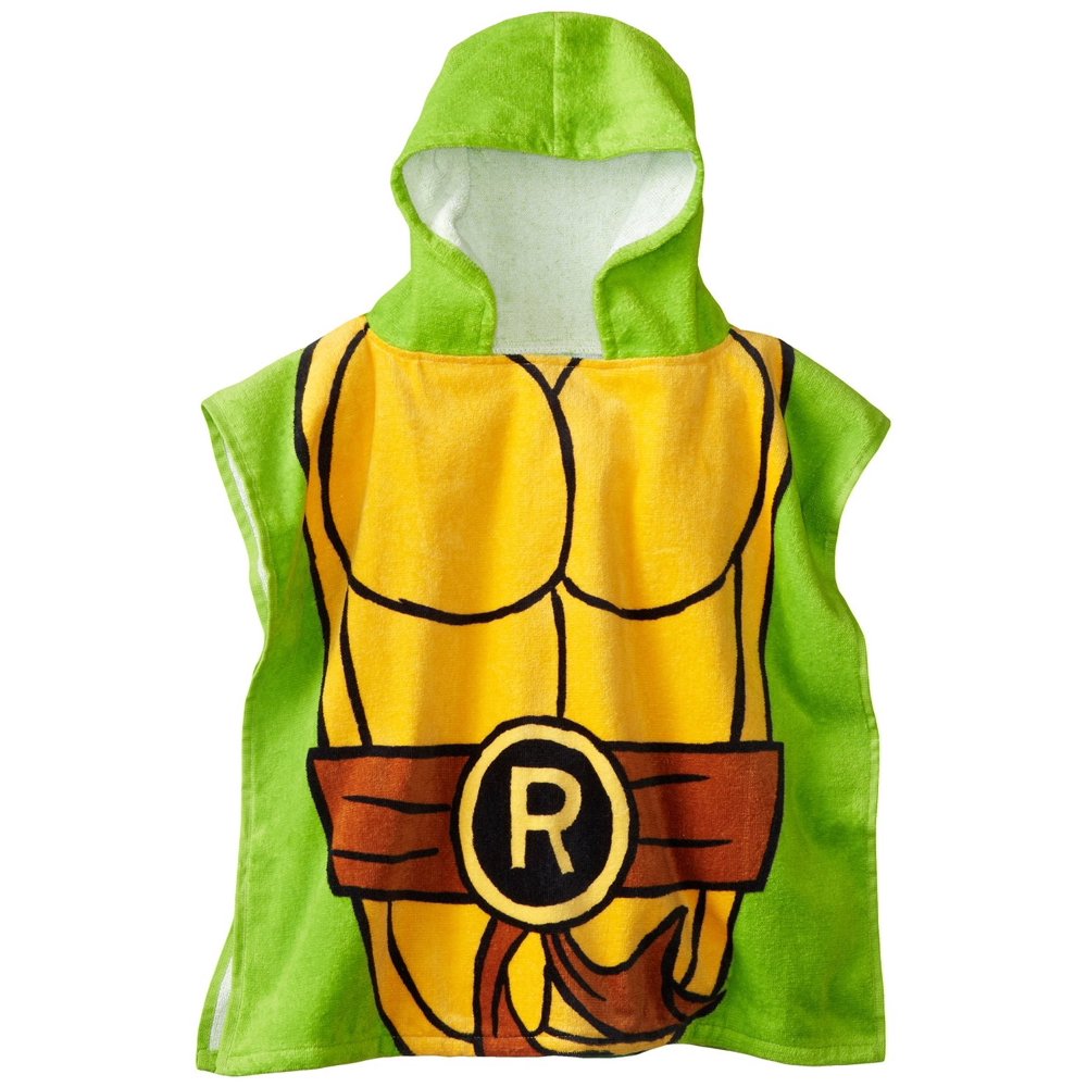 Teenage Mutant Ninja Turtles Hooded Beach Towel Poncho One Size ...