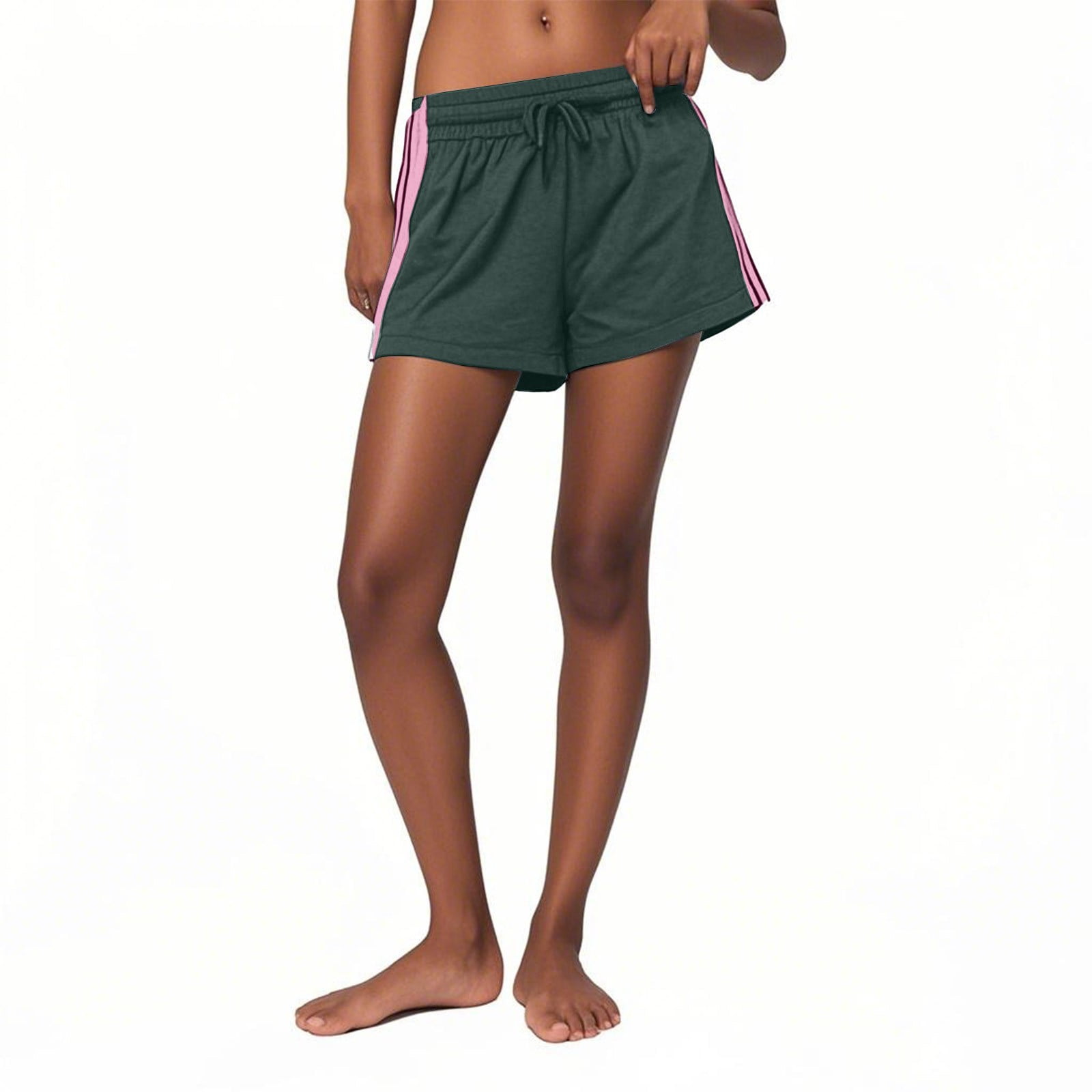 Click here for Ovticza Women Striped Athletic Shorts Elastic Wais... prices