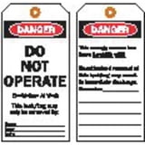 Brady Danger Tag,5-3/4 x 3 In,OSHA,Brs,PK25 66050 - Walmart.com