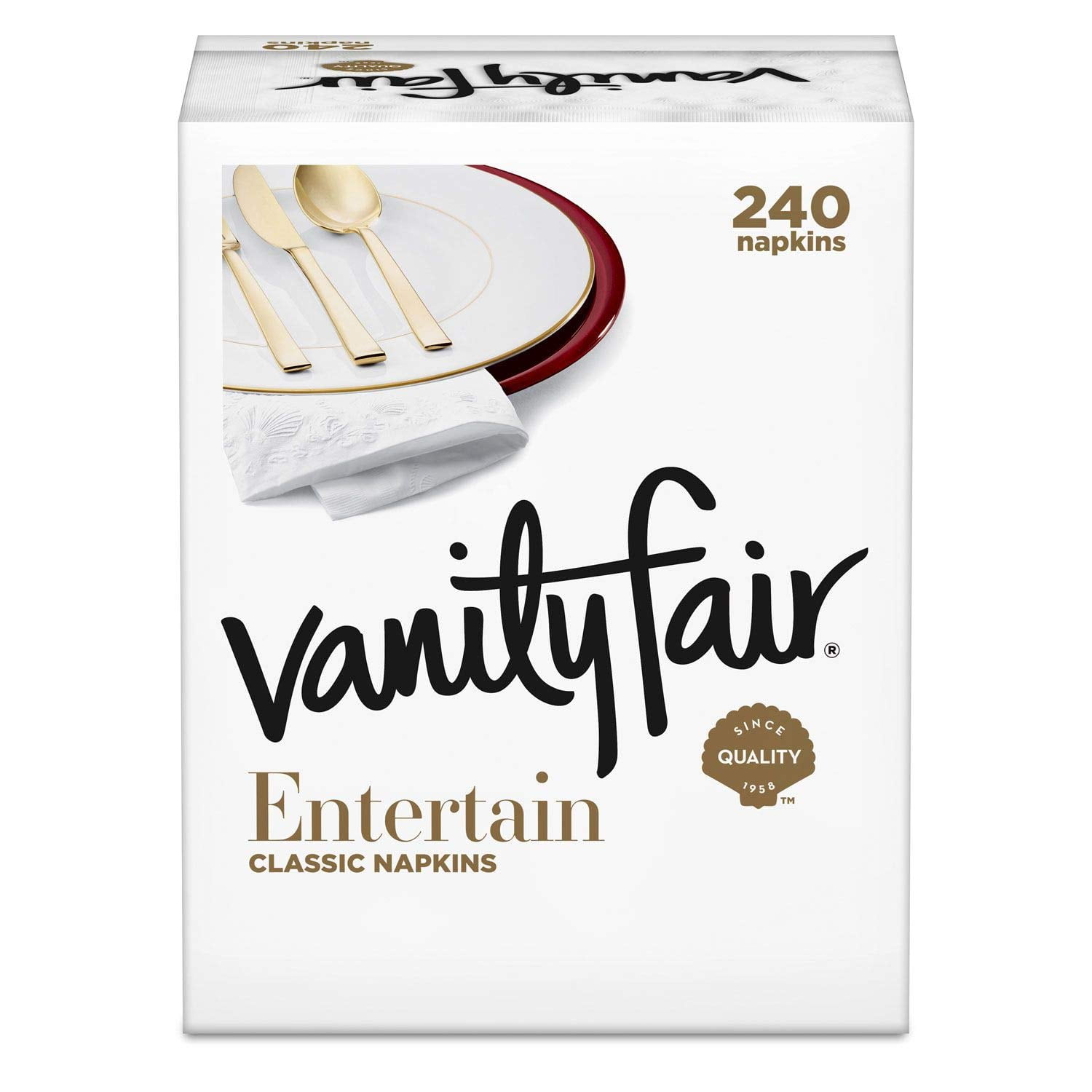 Click here for Vanity Fair 3-Ply Dinner Impressions Napkins  240... prices