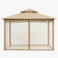 ABCCANOPY 10'x12' Patio Gazebo With Mosquito Netting and Double Soft ...
