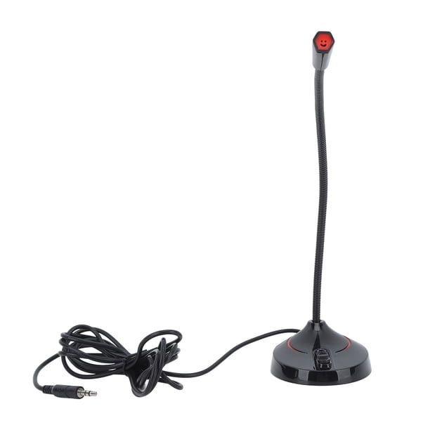 Desktop Gooseneck Condenser Microphone,Gooseneck Wired Microphone Black ...