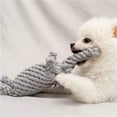 1pc rope knot grinding teeth resistant hand-woven animal cotton rope ...