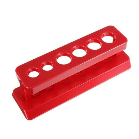 6 Holes Plastic Laboratory Test Tube Rack Lab Holder Stand Test Tubing ...