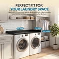54” Washer & Dryer Countertop Shelf with Raised Edges, Flat Surface ...