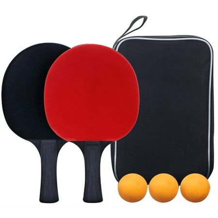 CARBONLIKE Outdoor Ping Pong Paddles Portable Table Tennis Set 2 Ping ...