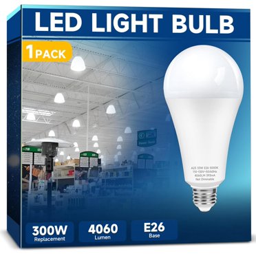 GT-Lite 50W LED COB Light Bulb, 5000 Lumens, 5000K Daylight, E26 Base ...