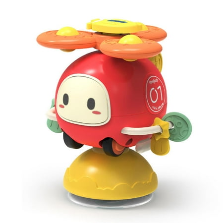 Push And Spin Spinner Toy For Toddlers Cartoon Plane Fun Popper Toy For ...