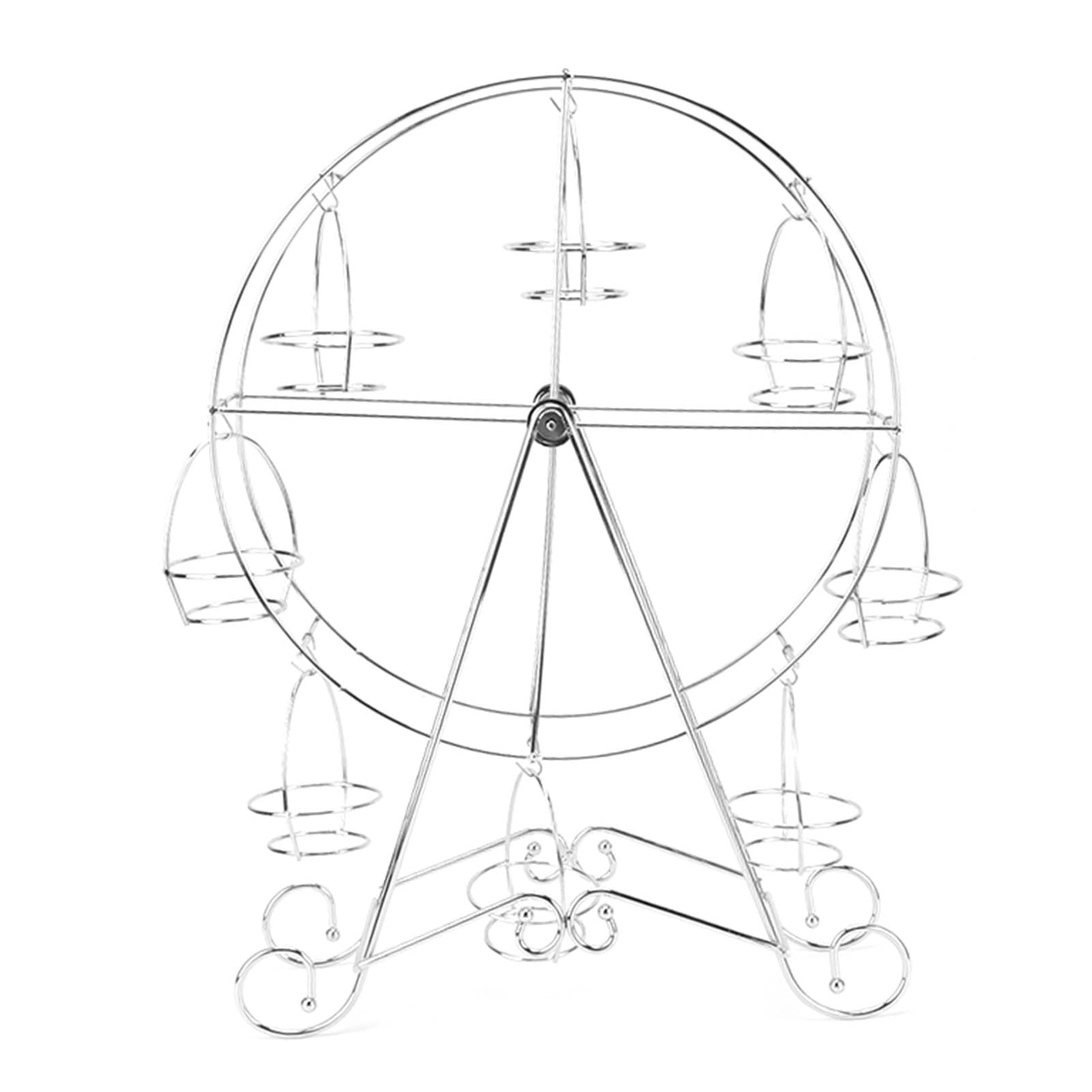 Cupcake Dessert Decor Wheel,Cupcake Display Rack Iron Ferris Wheel ...