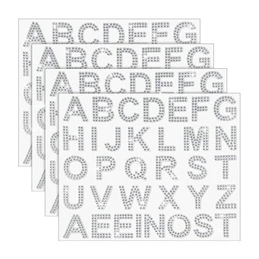 144 Pcs A-Z Letters Alphabet Stickers, Self Adhesive Uppercase and ...