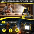 10000LM LED Work Light: ortable Work Light with 5FT Cord, I66 Waterroof ...