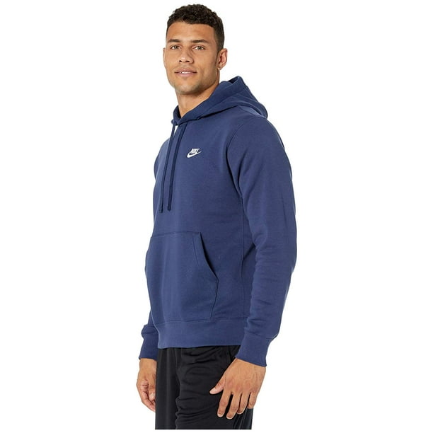 Nike Nike Nsw Club Hoodie Pullover Midnight Navy Midnight Navy White