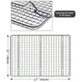 Luvan 2 Packs 12"x17" Stainless Steel Cooling Racks for Baking, Grid ...