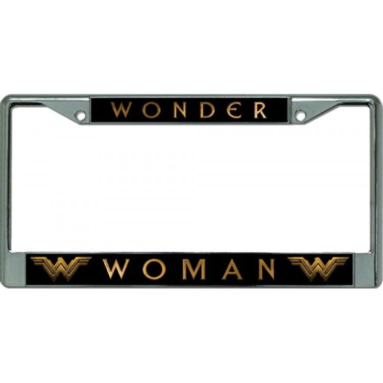 Click here for License Plates Online Wonder Woman On Black Chrome... prices