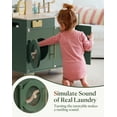 Robud Wooden Play Kitchen Set, Toy Washer & Dryer for Kids/Toddlers Age ...