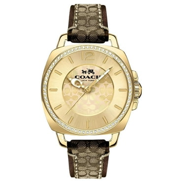 Coach Women's Mini Boyfriend Signature Strap Watch 14502095 - Walmart.com