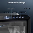 Countertop Crescent Ice Maker, 26Lbs/Day, 16 Ice/15Mins, Self-Cleaning ...