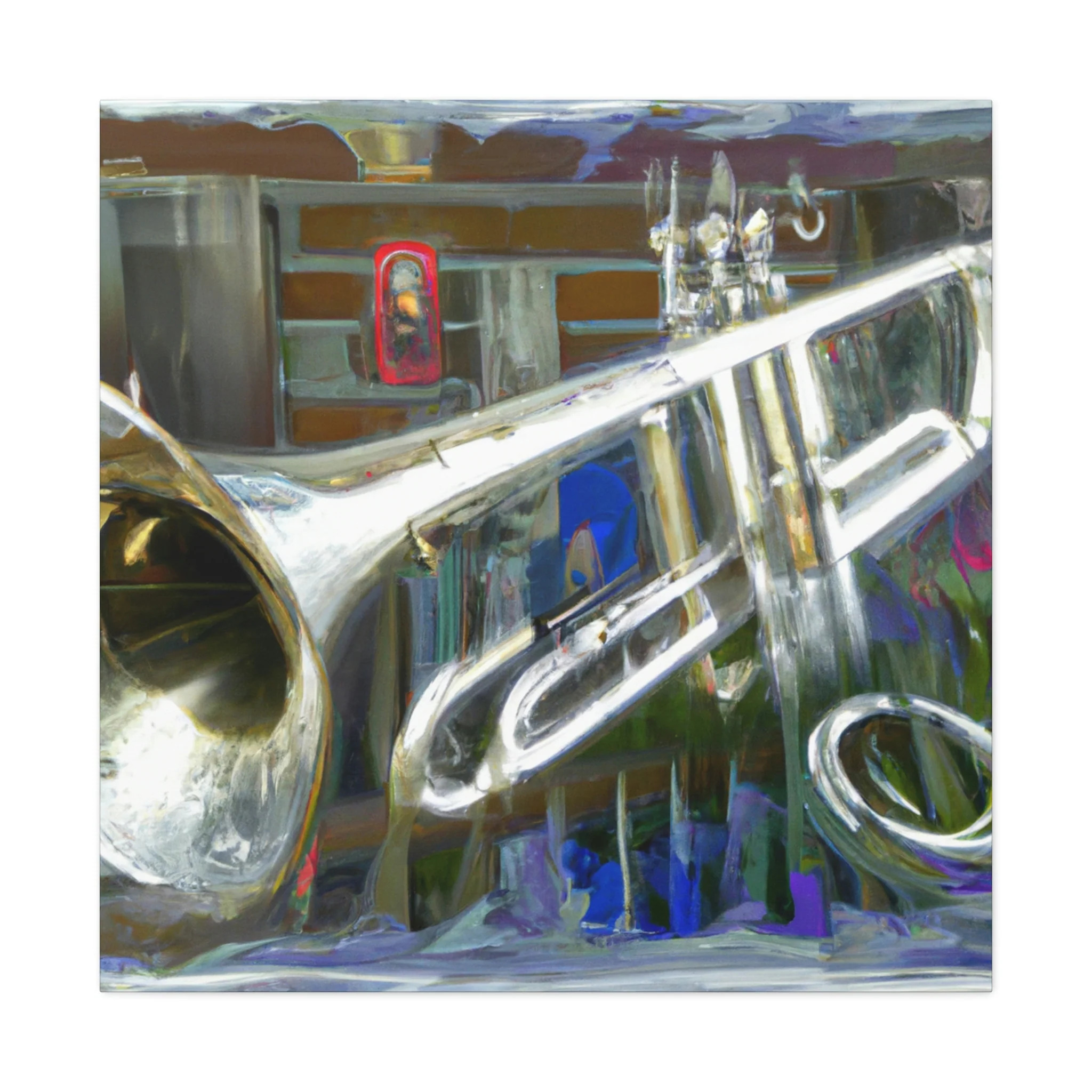 Trombone Jazz Legend - Canvas - Walmart.com