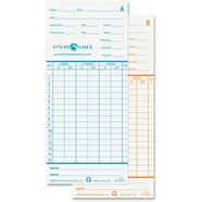 PYRAMID 35100-10 Time Card for 3500/3700 Clock,PK 100 - Walmart.com