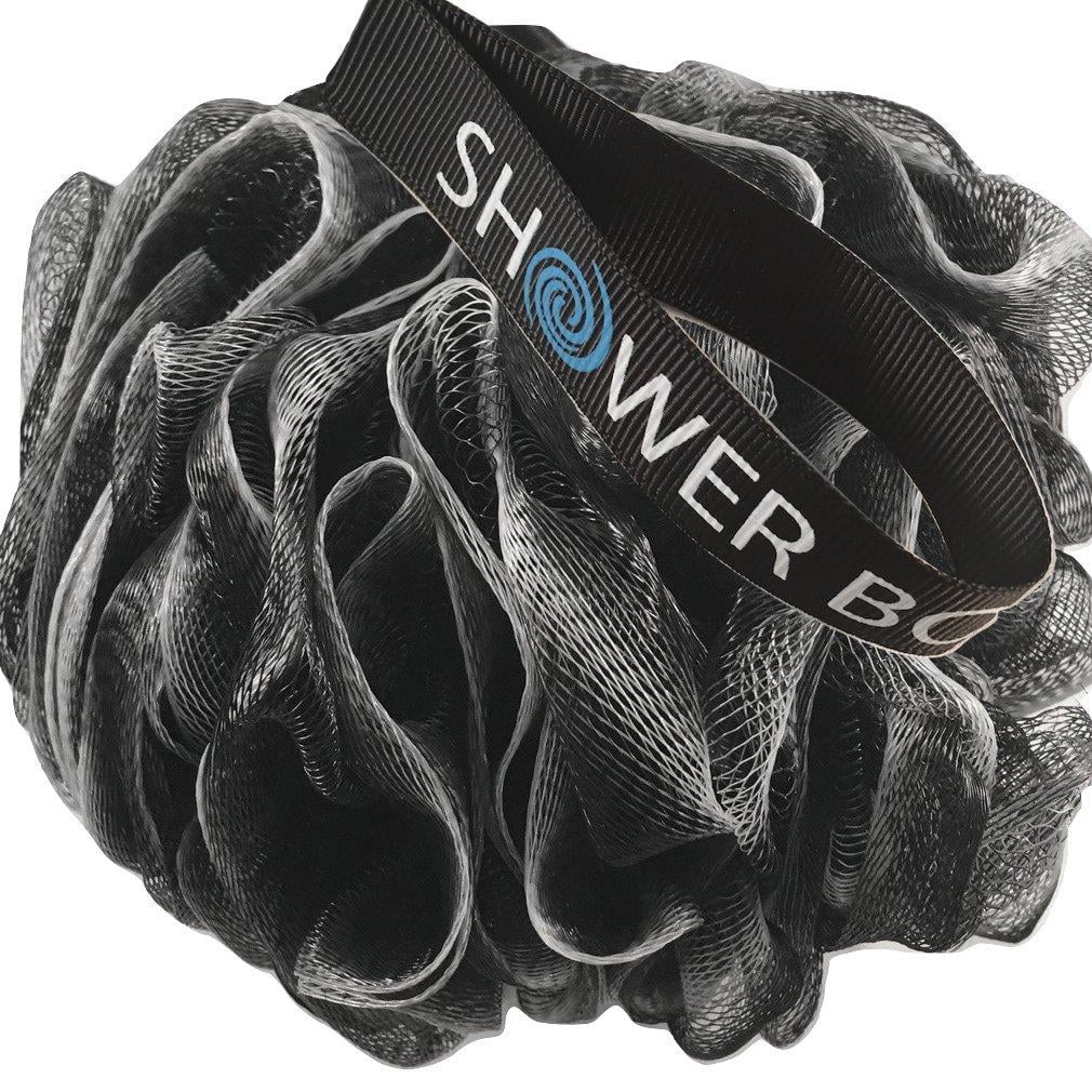 Loofah Charcoal Bath Sponge Xl 75g Set By Shower Bouquet 4 Pack Extra Large Mesh Pouf Soft