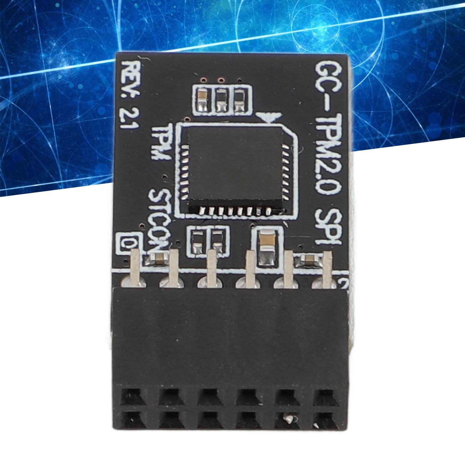 TPM Remote Card Module, SPI Interface GA 12-1 Pin TPM 2.0 Encryption ...