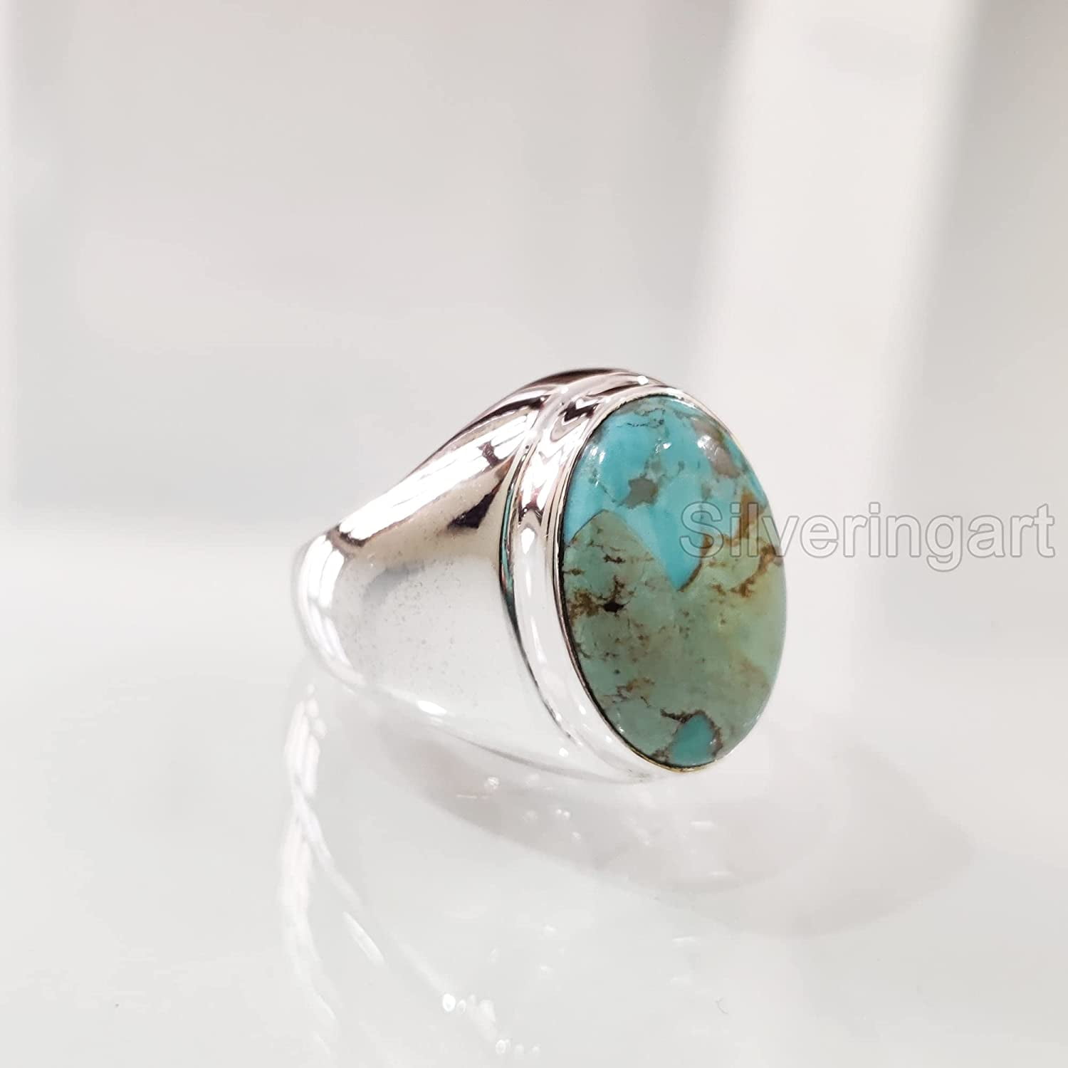 Arizona Turquoise Ring, Silver Jewelry, 925 Silver Ring, Father's Day ...