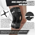 Neoprene Hinged Knee Brace, Adjustable Support and Stabilizers, Ideal ...