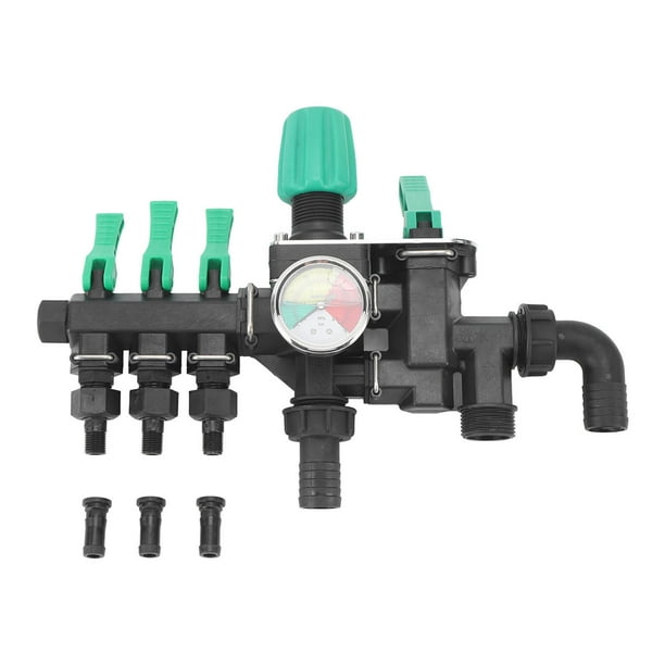 3 Way Water Splitter, High Strength Agricultural Sprayer Control Shut ...