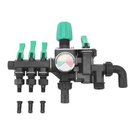 3 Way Water Splitter, High Strength Agricultural Sprayer Control Shut ...