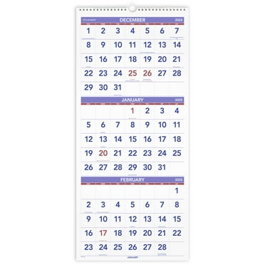 AT-A-GLANCE 2025 Vertical Horizontal Reversible Erasable Yearly Wall Calendar - Walmart.com