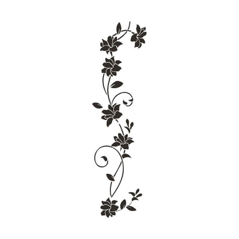 Black And White Vine Design