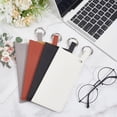 4Pcs 4 Colors PU Leather Eyeglass Cases Rectangle Mixed Color 223x82x3 ...