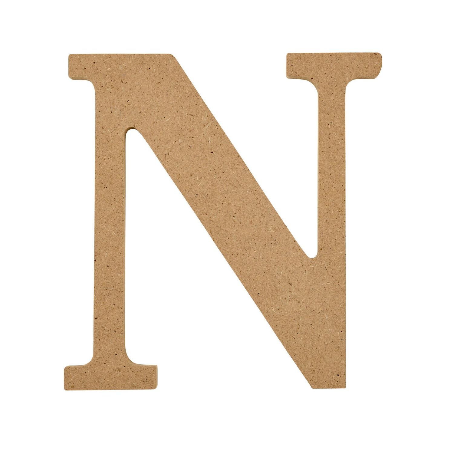 Click here for Plaid Unfinished Wood 5 Letter  N 5 prices