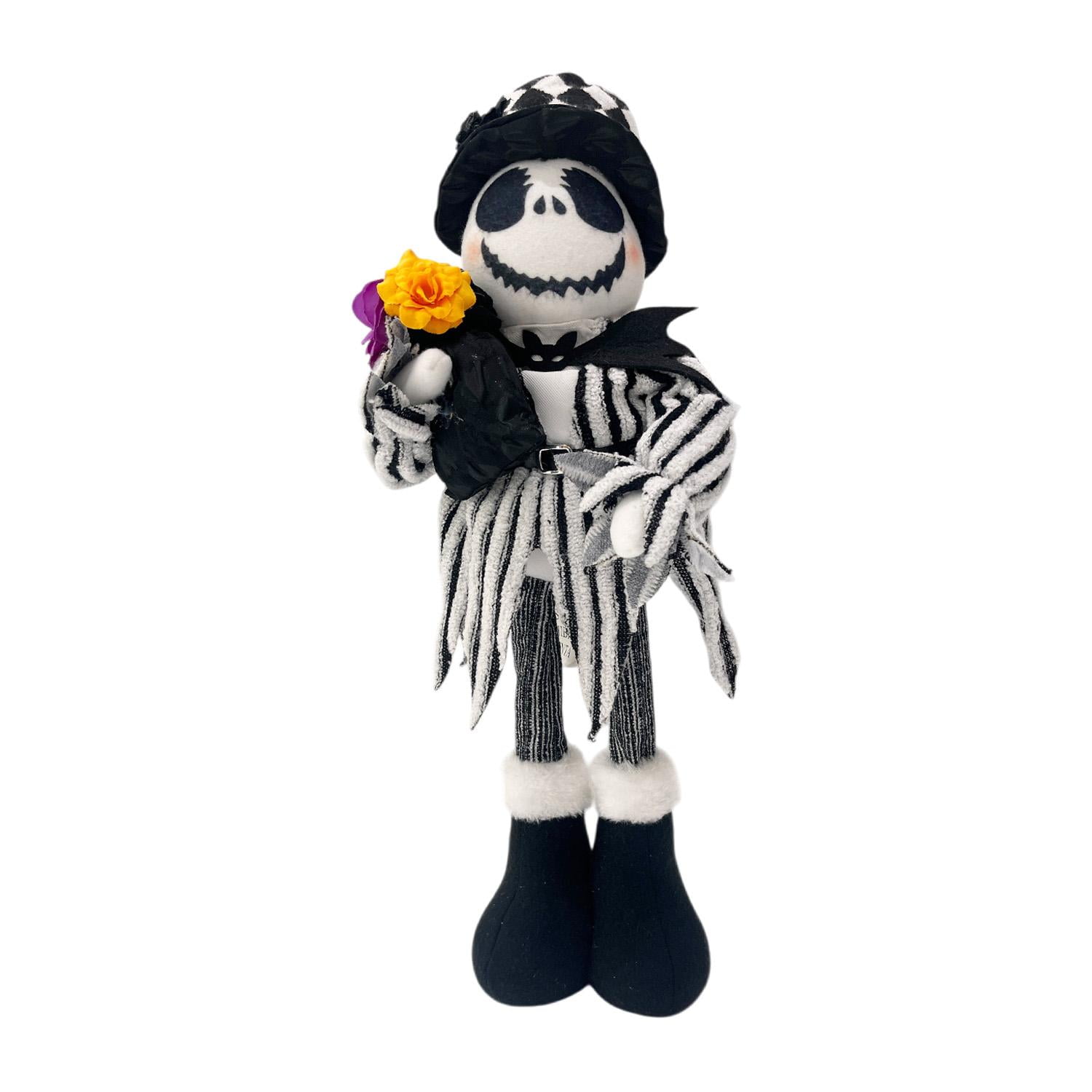 Muñeco Catrín Jack Skellington Decoración Retráctil 50 cm negro ...
