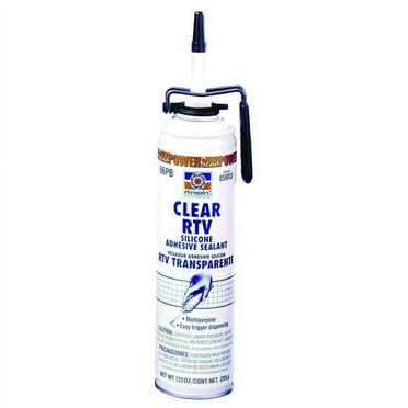 Permatex 80855 Clear RTV Silicone Adhesive Sealant, 11 oz. - Walmart.com