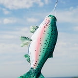 In the Breeze Rainbow Trout Windsock with Spinning Plastic Tail for ...