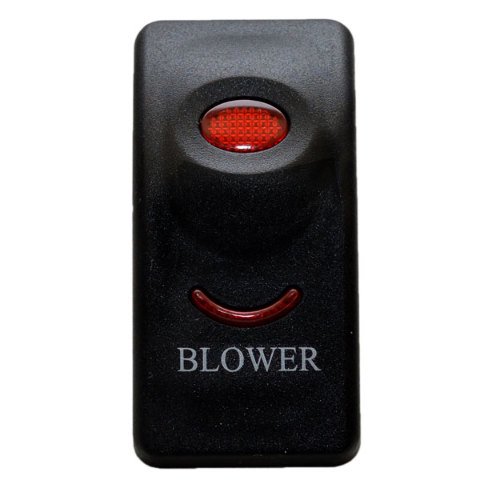 Carling Boat Rocker Switch Cover Plate | Black BLOWER Actuator ...