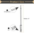 Uxcell Flat Hex Screwdriver Bit 2.5mm (H2.5) 1/4" Hex Shank 4" Long ...