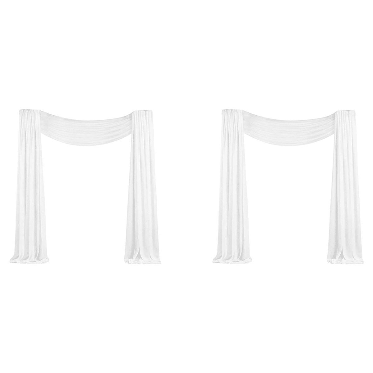 Click here for Unbranded 2x Wedding Arch Draping Fabric 29.5 Inch... prices