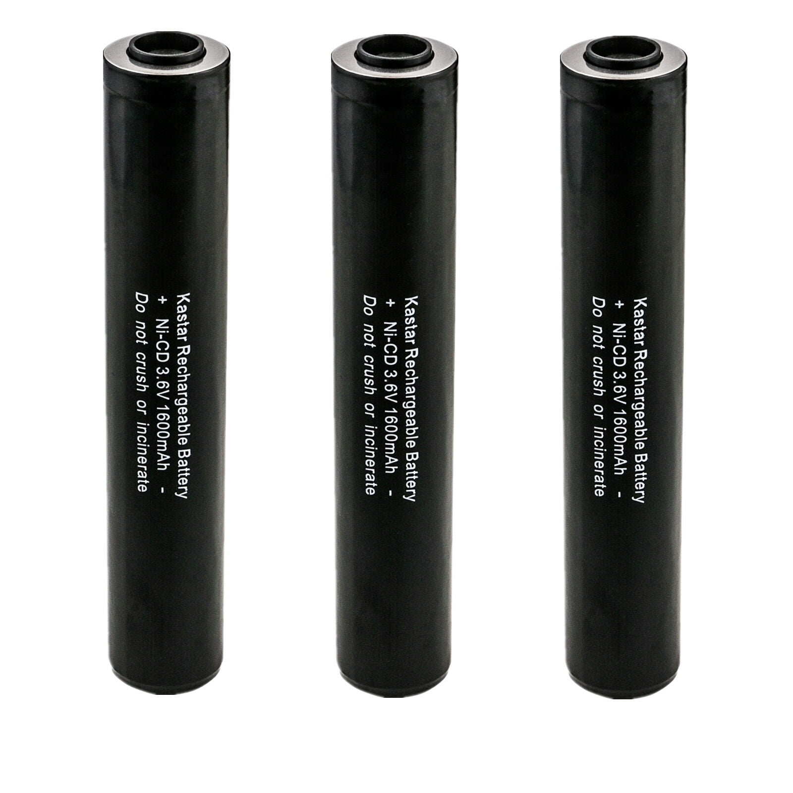 Kastar 3-Pack Ni-CD 3.6V 1800mAh Battery Replacement for Streamlight ...