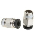 PC4-M10 Male Straight Pneumatic PTFE Tube Push In Quick Fitting ...