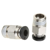 PC4-M10 Male Straight Pneumatic PTFE Tube Push In Quick Fitting ...